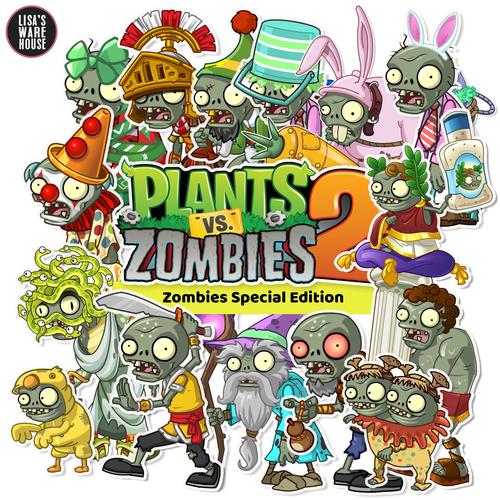 Jual Sticker Plants Vs Zombies 2 : Zombies Special Edition - Kota Depok ...