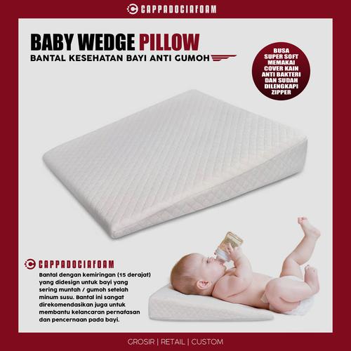 Jual BABY WEDGE PILLOW | BANTAL MENYUSUI BAYI ANTI GUMOH - 40x40x10cm ...