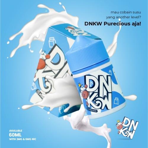 Jual DNKW 60ML LIQUID DNKW V1 PURECIOUS FREEBASE ORIGINAL LIQUID - 3MG ...