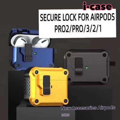 Jual AirPods Gen 1 & 2 / 3 / Pro Secure Lock AIRPOD PRO2 / 1 SOFT CASE ...