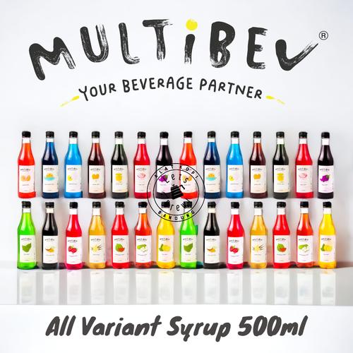 Jual Multibev Syrup 500ml / Syrup minuman aneka rasa / Syrup Multibev ...