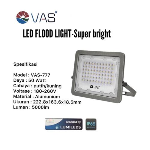 Jual LAMPU SOROT / KAP SOROT LED 100 WATT 100W VAS -777 - Putih - Kota ...