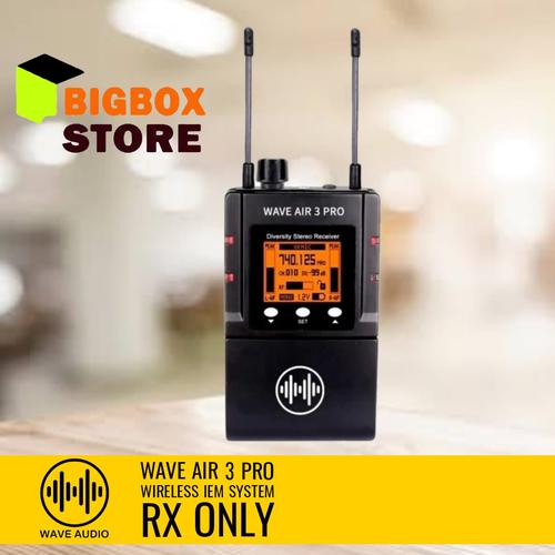 Promo Wave Audio Monitor Wave Air 3 Pro Receiver Wireless IEM Receiver ...