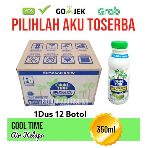 Jual COOL TIME COCONUT WATER Air Kelapa 350 ml - ( 1 DUS isi 12 botol ...