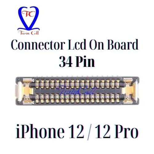 Jual KONEKTOR LCD IPHONE 12 12 PRO ORIGINAL SOCKET CONNECTOR FPC ...