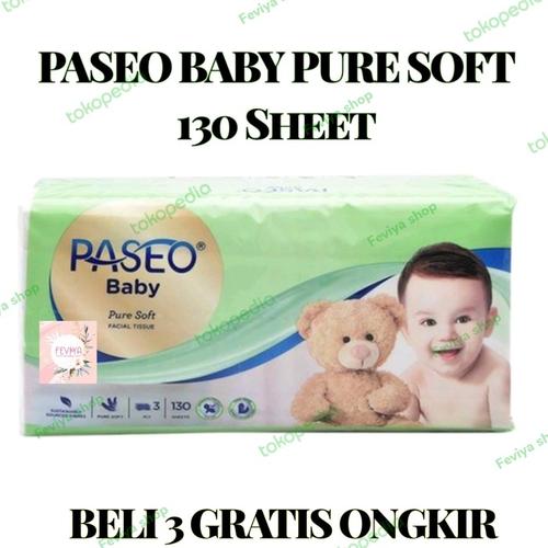 Jual Tisu Tissue Paseo BABY pure soft 130's facial tissue tisu bayi ...