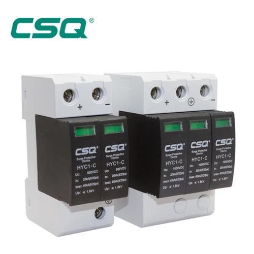 Jual SPD DC 500V 2P surge protection device arrester PV solar panel ...