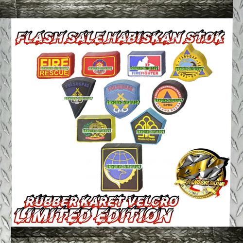 Jual LOGO VELCRO BPBD CUSTOM SATPAM EMBLEM DISHUB TEMPEL RESCUE BAHAN ...