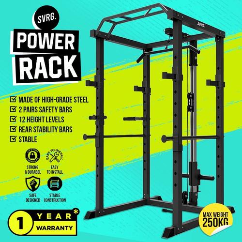 Promo Svarga Power Rack - Cage Angkat Beban - Squat Rack - Home Gym ...