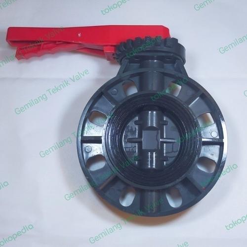 Jual Butterfly Valve PVC 4" inch jis 10k Lever Handle - Jakarta Barat ...
