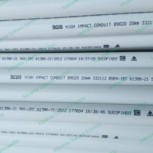 Jual Pipa Conduit BOSS 20mm / Pipa Boss 20 mm PVC Listrik - Jakarta ...