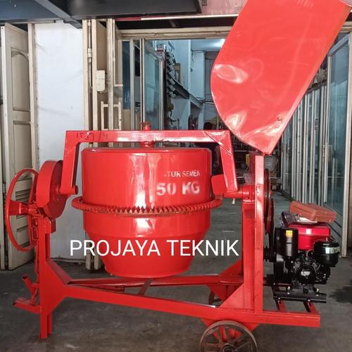 Jual BARU MESIN MOLEN 500 LITER DIESEL 8 PK MOLEN SEMEN BETON TEBAL ...