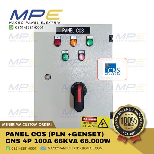 Jual Panel COS C&S CNS 4P 100A 66KVA 66.000W PLN GENSET / Panel COS ...