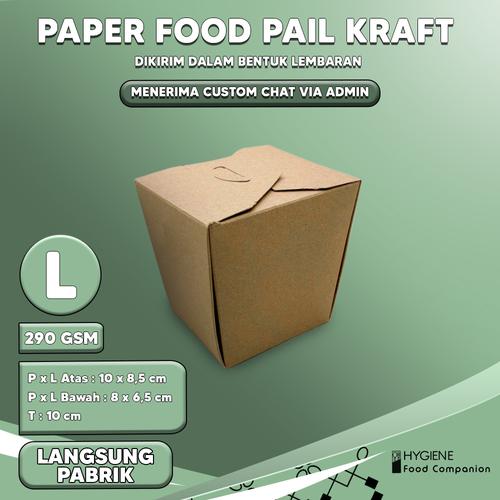 Promo RICE BOX PAPER - FOOD PAIL KRAFT LARGE - PAPER FOOD PAIL FOOD ...