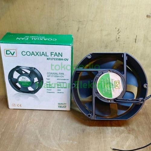 Jual DV COAXIAL FAN AXIAL FAN OVAL XF17155BH-OV 172X150X51 220-240V 50 ...