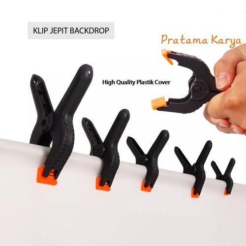 Jual Spring Clamp Jepit Papan Kayu Catok Plastik BackDrop Studio ...