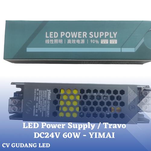 Jual LED Power Supply DC24V 60W 2.5A - YIMAI - Kab. Sleman - CV GUDANG ...