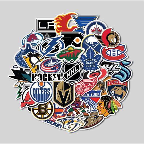 Jual STICKER NHL HOCKEY / STICKER LAPTOP / STICKER PACK / STIKER HELM ...