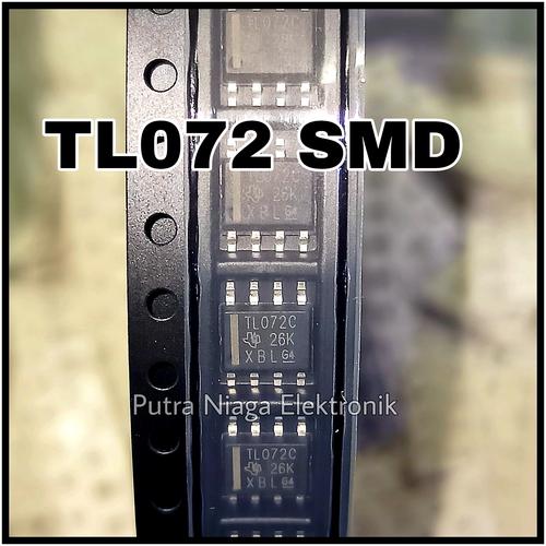 Jual ic TL072C SMD SOP8 TL072 Original TL 072 High Quality - Kota ...