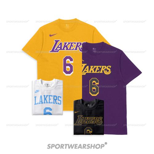 Promo Baju Basket NBA Tshirt Olahraga Kaos LA Lakers Lebron James NO 6 ...