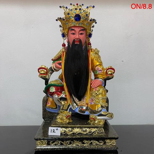 Jual patung dewa kim hu Ong ya / kim Ong ya 金府王爷 12in kayu taiwan ...