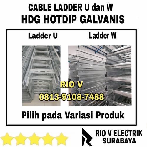Jual CABLE LADDER U dan W 200X100X2400 1,2mm Kabel HDG HOTDIP GALVANIS ...