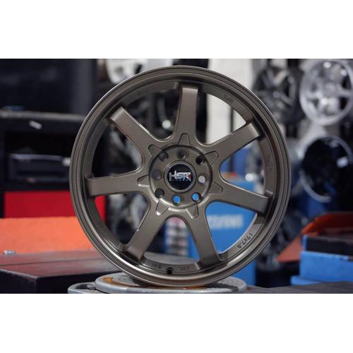 Jual Velg Mobil HSR Model TE37 Ring 17x75 Hole 4x100/4x114,3 Bronze ...