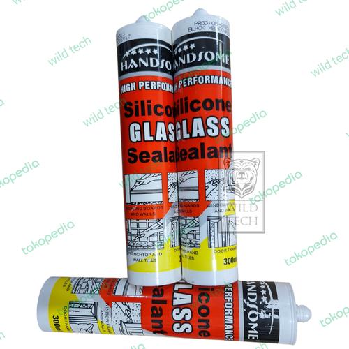 Jual Lem sealant lem kaca botol handsome 300ML 100% original lem ...