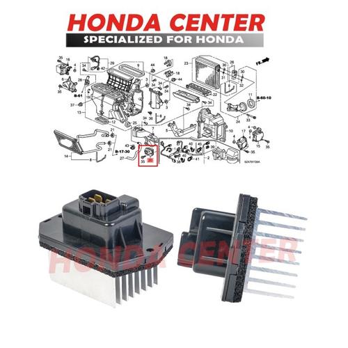 Jual transistor resistor motor blower ac odyssey 2009 2010 2011 2012 ...