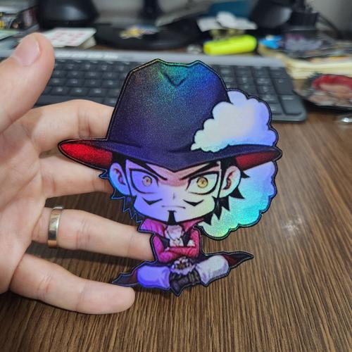 Jual Sticker Hologram Anime - PSH1779 - One Piece - Mihawk - Jakarta ...