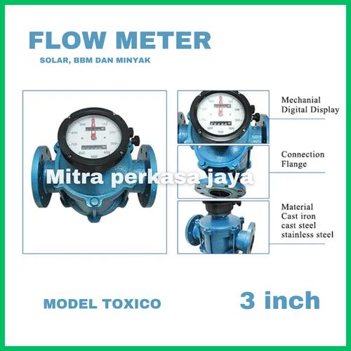 Jual Flowmeter Bbm Solar Minyak Digital Flow Meter 3”Inch Meteran ...