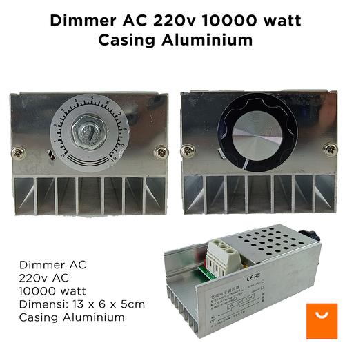 Jual Dimmer AC 220v 10000 watt Dimer 10000w 220 volt Casing Aluminium ...