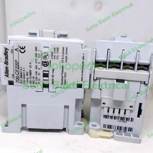 Jual Magnetic Contactor Allen-Bradley Ab 700-Cf220* / 700-Cf220 110V ...