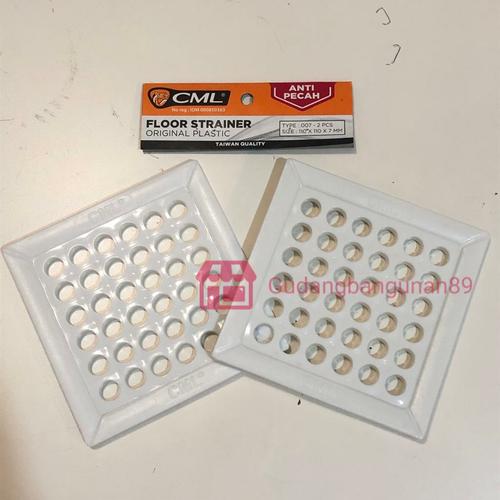 Jual Saringan Got WC Plat PVC Plastik 11 cm/Floor Drain PVC Kamar Mandi ...