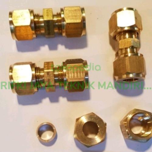 Jual UNION CONNECTOR KUNINGAN UNTUK PIPA TUBING TEMBAGA 3/8"×3/8" - Jakarta Barat - RIFKI JAYA ...