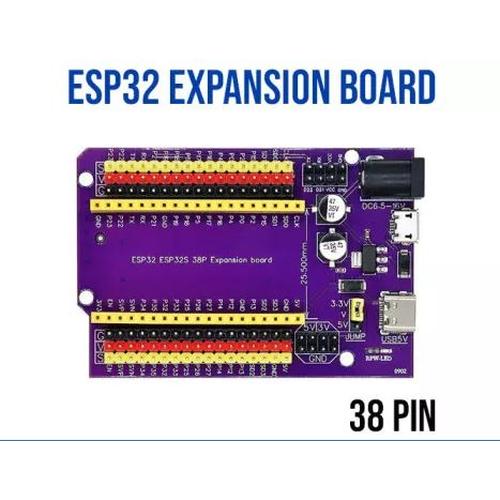 Jual Expansion Board Shield IO Prototype for ESP32 DevkitC V4 38Pin ...