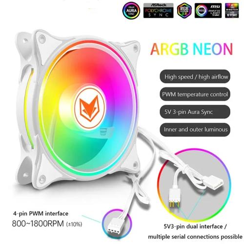 Jual Fan Cooler Cooling Casing ARGB RGB 3 4 Pin Sync PWM Controller ...