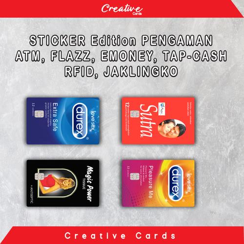 Jual Stiker Garskin Pelindung Kartu Atm Skin Card Emoney Flazz Etoll ...