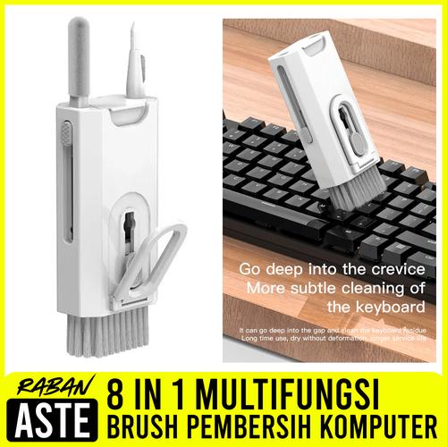 Promo Kuas Pembersih Multifungsi 8 in 1 keyboard Komputer Handphone ...