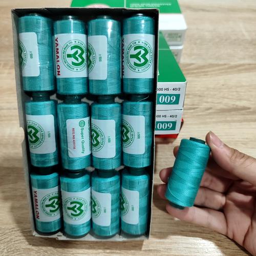 Jual Benang jahit Yamalon 500 yard Warna Hijau Toska Muda Code Warna ...