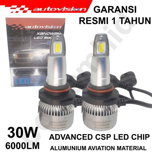 Jual LAMPU LED HB3 AUTOVISION XANDWAY Headlamp 6000K Lampu Jauh High ...