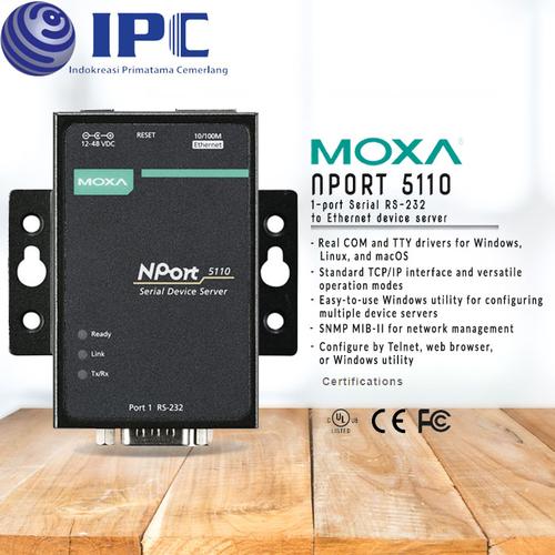 Jual MOXA NPort 5110 Series 1-port RS-232 serial device servers - Jakarta Barat - Indokreasi ...
