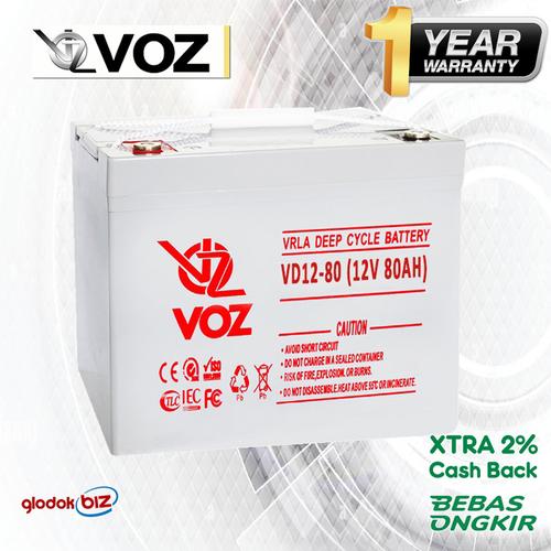 Jual VOZ VD12-80 Baterai Voz 12V 80Ah Baterai UPS 80AH 12V - Wrapping - Jakarta Pusat ...