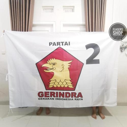 Jual asli Bendera Partai Gerindra 150x225 cm - Super Besar - Jakarta ...