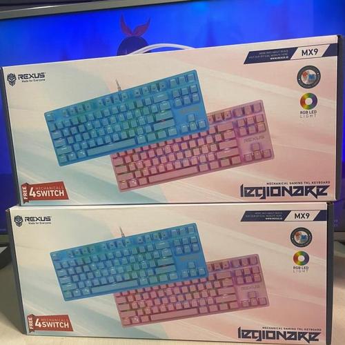Jual Rexus Mx9 Tkl Keyboard Gaming Mechanical Legionare Mx9 Tkl Rgb ...