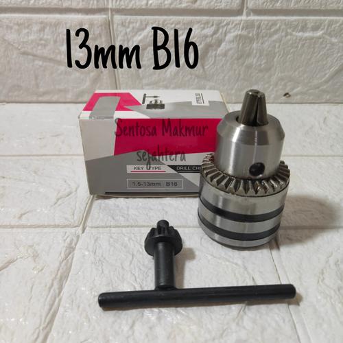 Jual Kepala Bor 13mm B16 Drill Chuck Cones Pala Bor 13mm B16 Bor duduk ...