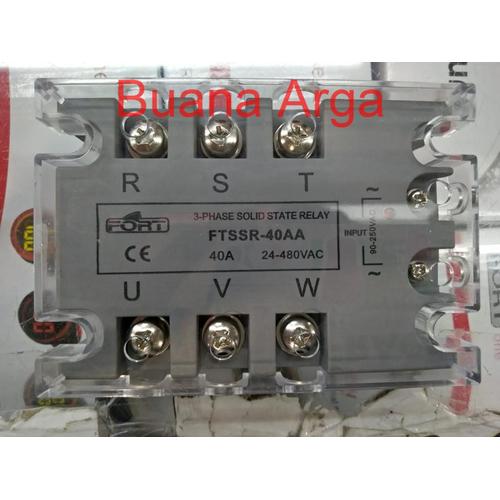 Jual FTSSR-40AA 3PHASE 40A SOLID STATE RELAY AC-AC 3 PHASE FORT 40 AMPERE - Jakarta Pusat ...