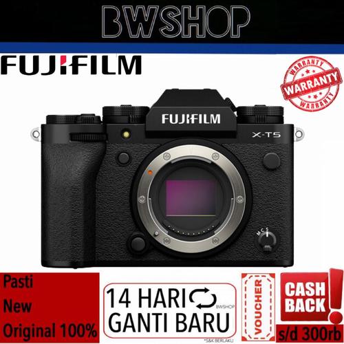 Jual FUJIFILM X-T5 Body Only / Fuji XT5 / Fujifilm XT 5 Body Only - Hitam - Jakarta Pusat - bw ...