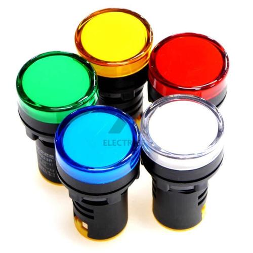 Jual Pilot Lamp Volt meter Buzzer 220V AC 22 mm untuk Box Panel ...