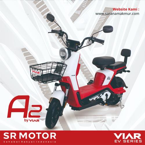 Promo SEPEDA LISTRIK A2 VIAR - Putih-Merah Cicil 0% 3x - Kab. Sidoarjo ...